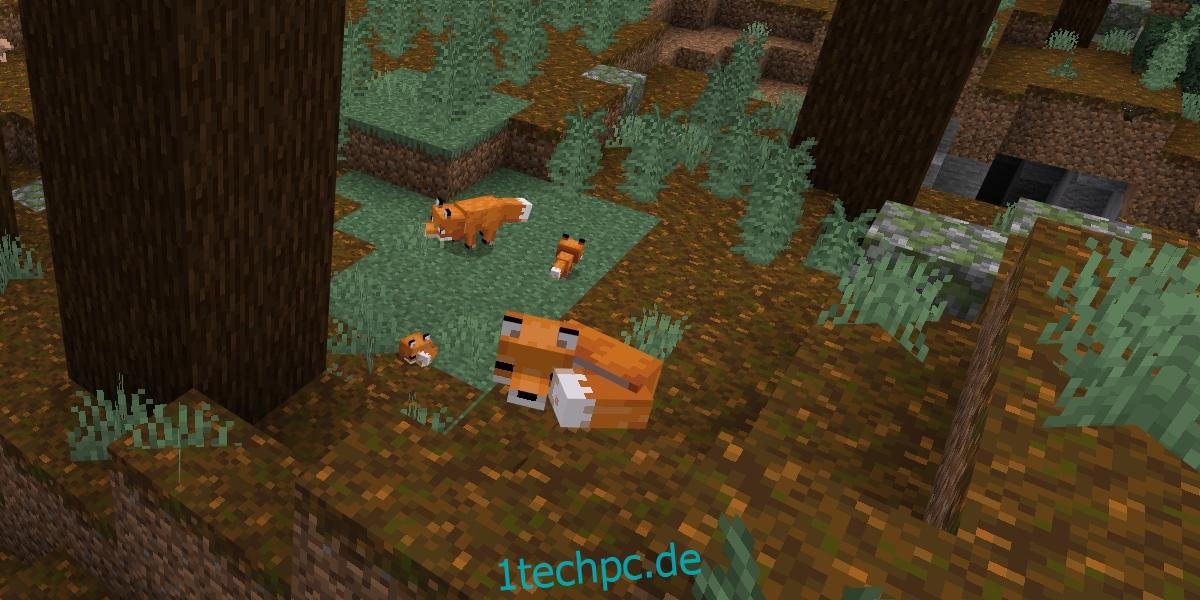 Wie man einen Fuchs in Minecraft zähmt