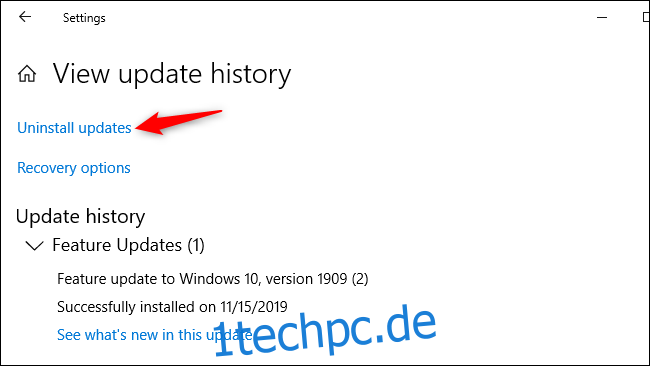 Das neue Update von Windows 10 löscht die Dateien von Personen erneut