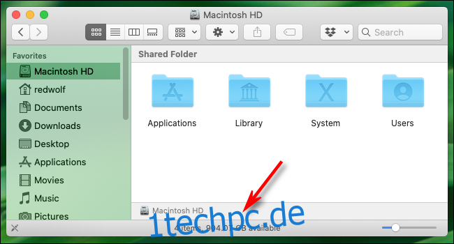 So überprüfen Sie den freien Speicherplatz auf einem Mac