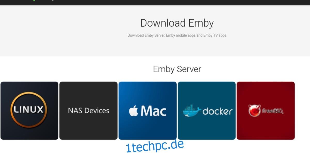 So installieren Sie Emby Media Server unter Linux