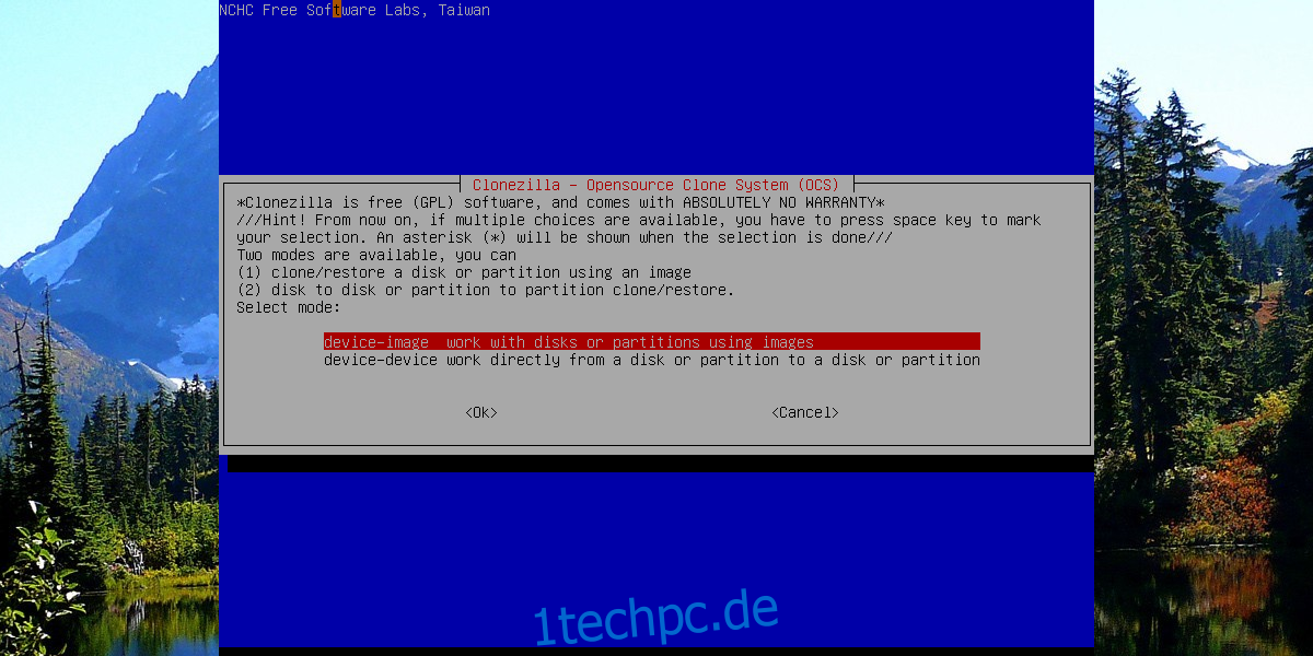 So klonen Sie Ihre Linux-Installation mit Clonezilla