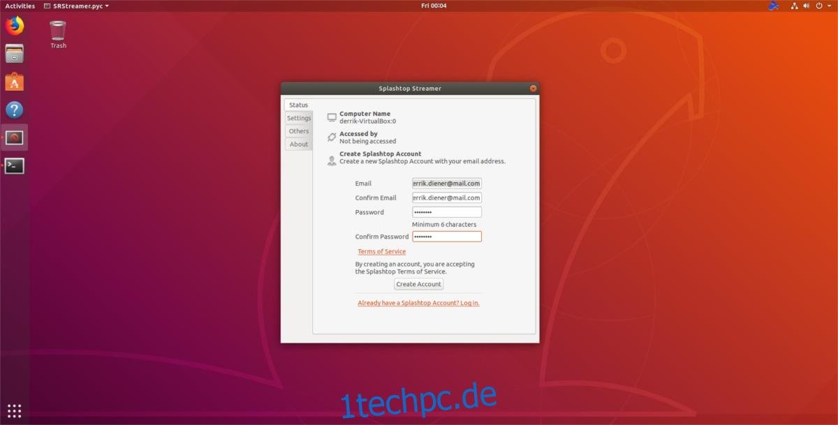 So streamen Sie Ubuntu mit Splashtop zu Windows