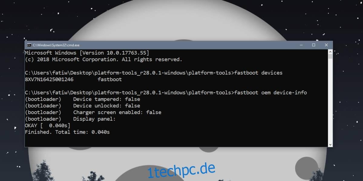 So überprüfen Sie, ob der Bootloader auf Android entsperrt oder ...