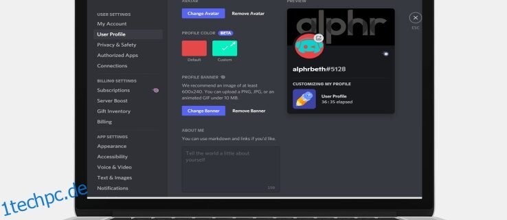 So fügen Sie das Profilbanner in Discord hinzu oder ändern es