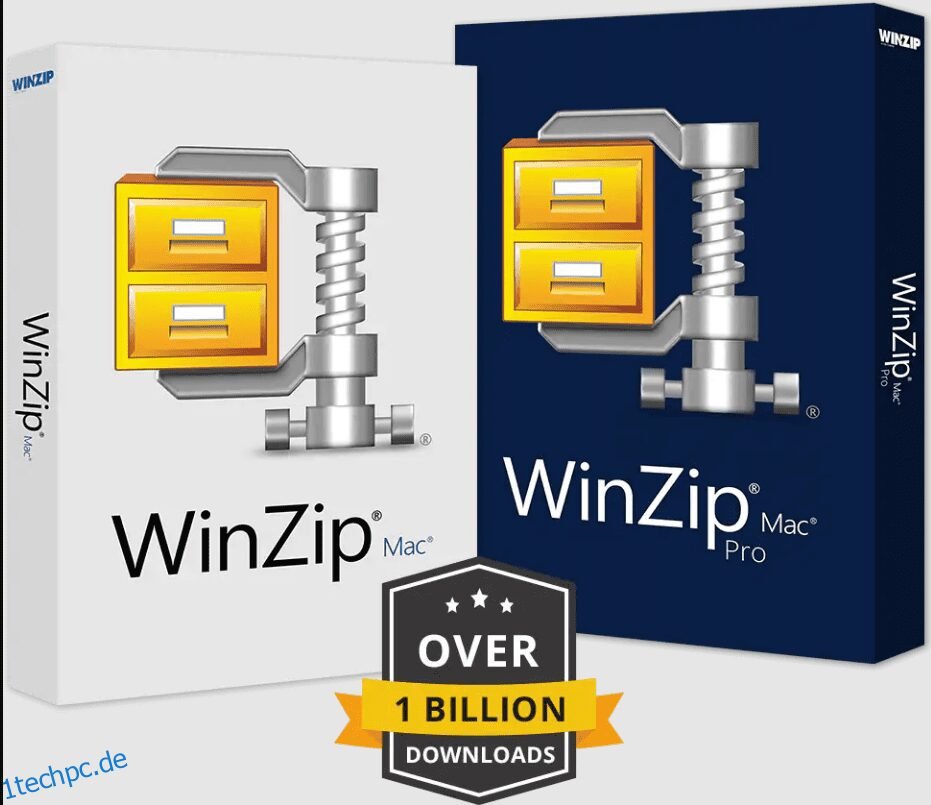 Komprimieren, entpacken, schützen und teilen Sie Dateien auf dem Mac mit WinZip