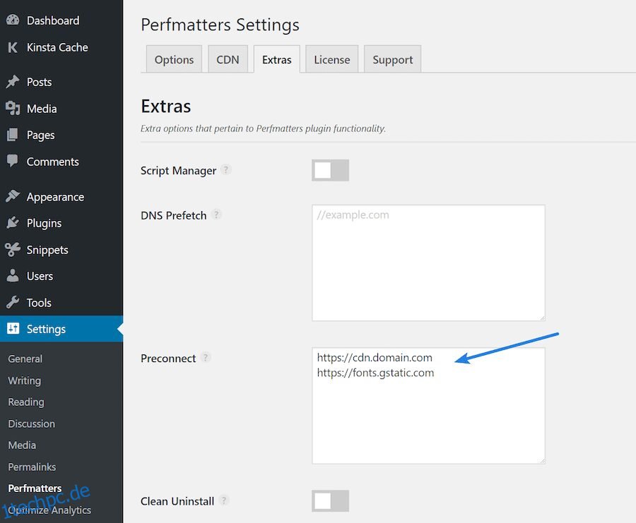 Implementierung von Preload, Prefetch, Preconnect in WordPress