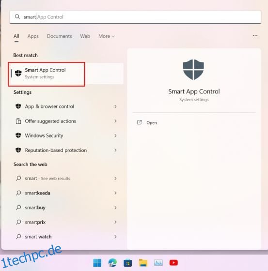 Was ist Smart App Control unter Windows 11 und warum sollten Sie es ...